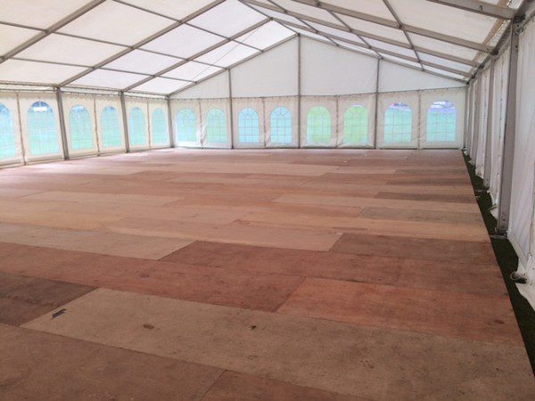 Interlocking Wooden Marquee Flooring -Stretchonomics